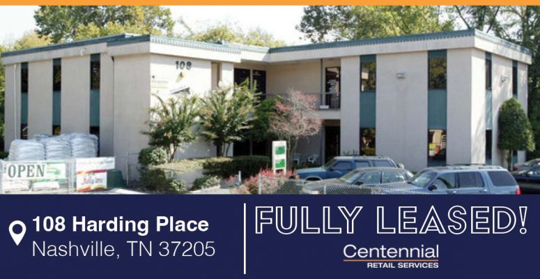 LEASED 108 Harding Place - Nashville Centennial Retail Services